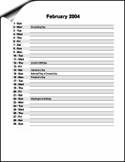 CalendarsThatWork.com - Be Dependable: Write it Down on a Printable ...